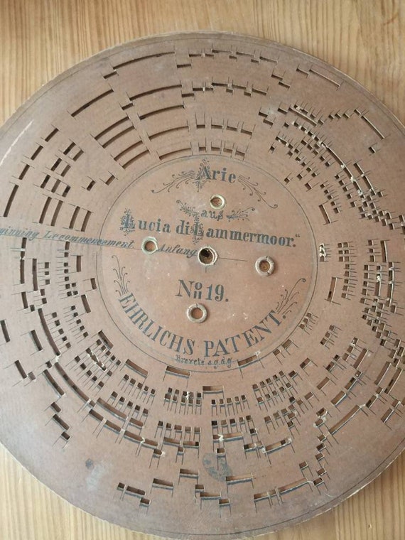 Set of 10 Antique Cardboard Music Records | Etsy