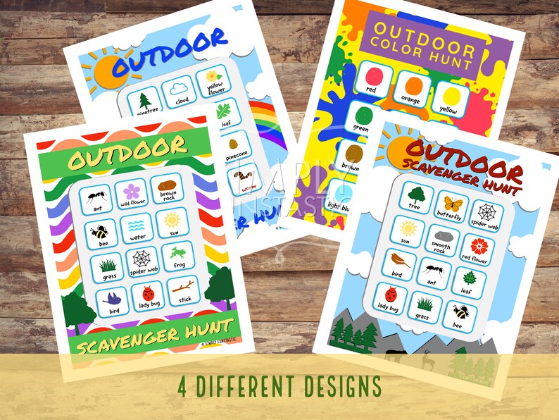 Outdoor Scavenger Hunt for Kids: Seek & Find Game (PDF) - Etsy