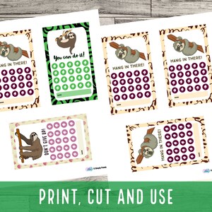 3 Sloth Classroom Reward Incentive Charts | Children Reward ...