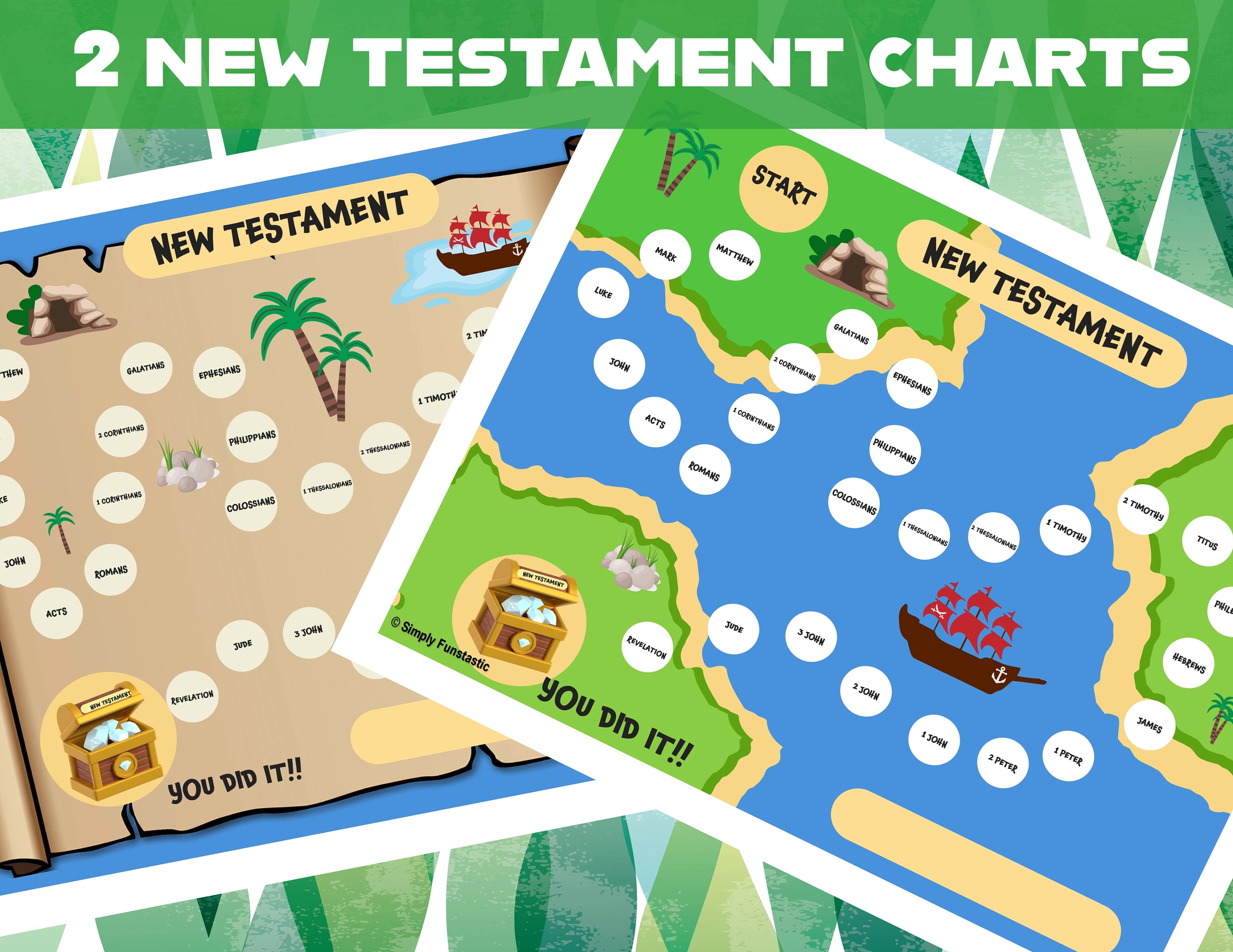 Books Of The Bible Charts Bible Chart And Game Treasure Map Bible Chart Books Of The Bible