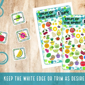 Fruit of the Spirit I Spy | Fast Paced Ispy Game | Seek and Find ...