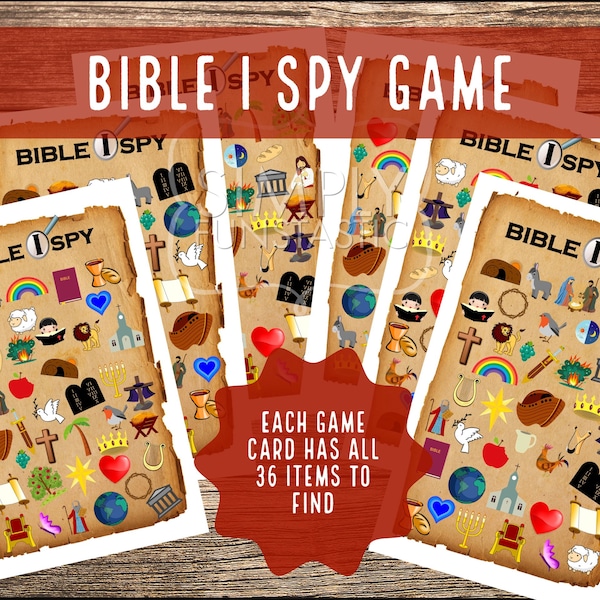 Bible I Spy - Etsy