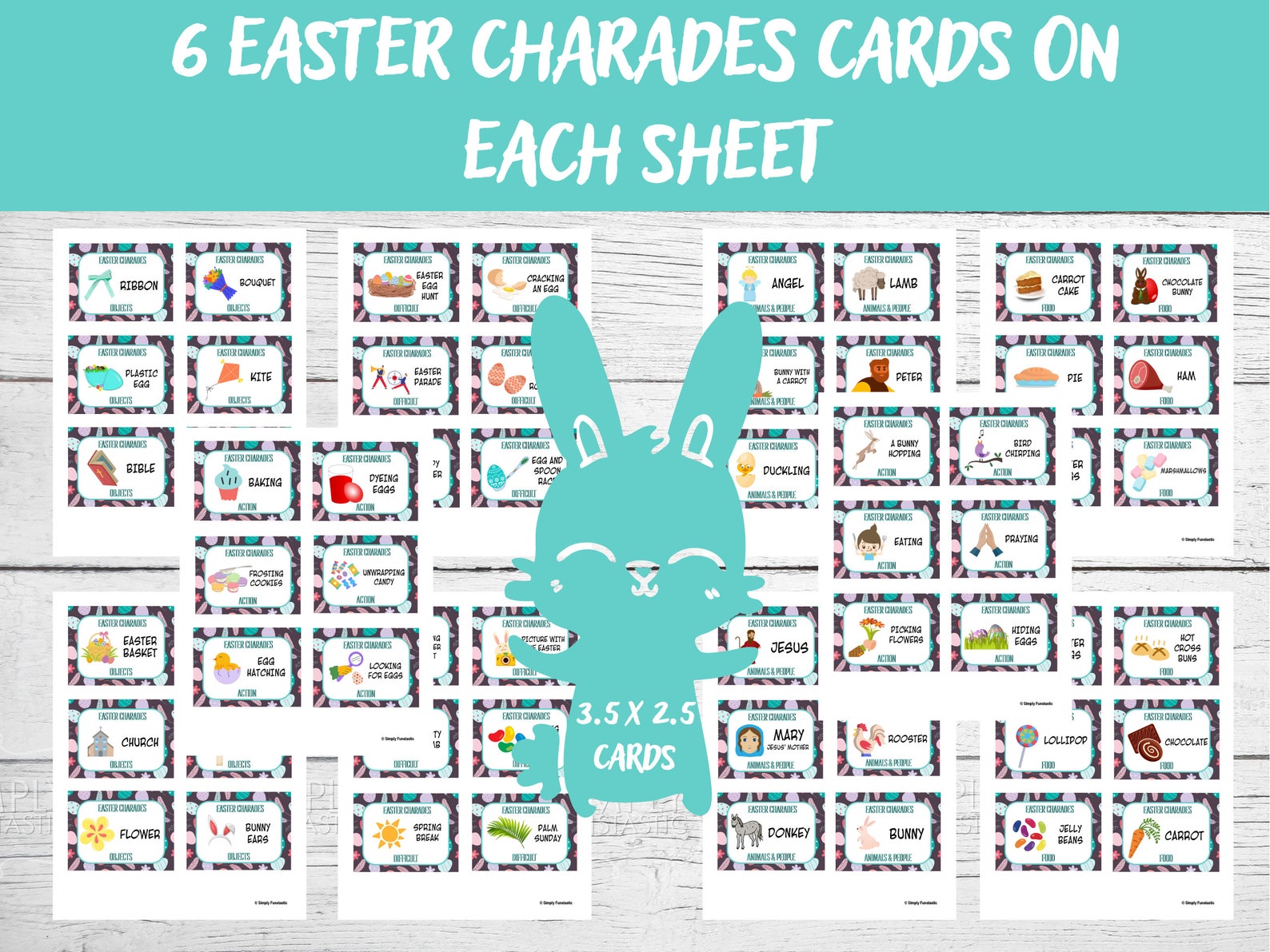 Charades | Easter Charade Game | Printable Easter Charades Game ...