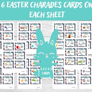 Charades | Easter Charade Game | Printable Easter Charades Game ...