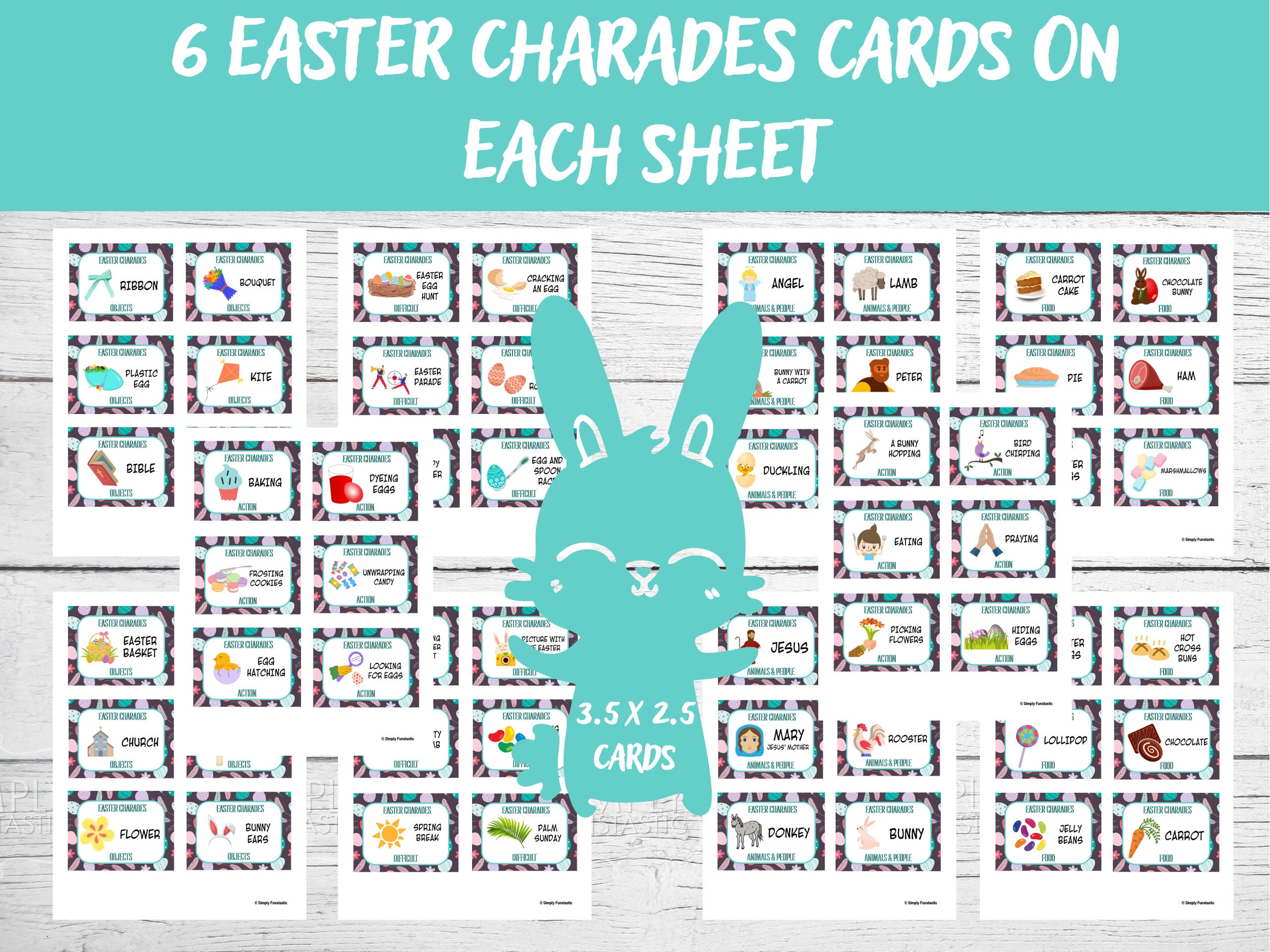 Charades | Easter Charade Game | Printable Easter Charades Game ...