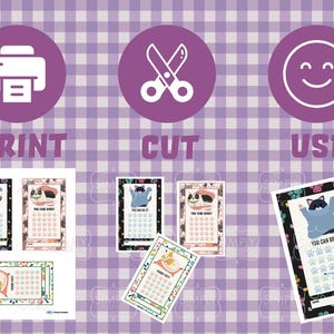 Whimsical Cat Classroom Incentive Charts | Kids Reward System ...