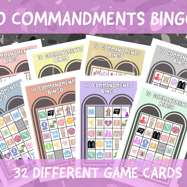 Ten Commandments - Etsy