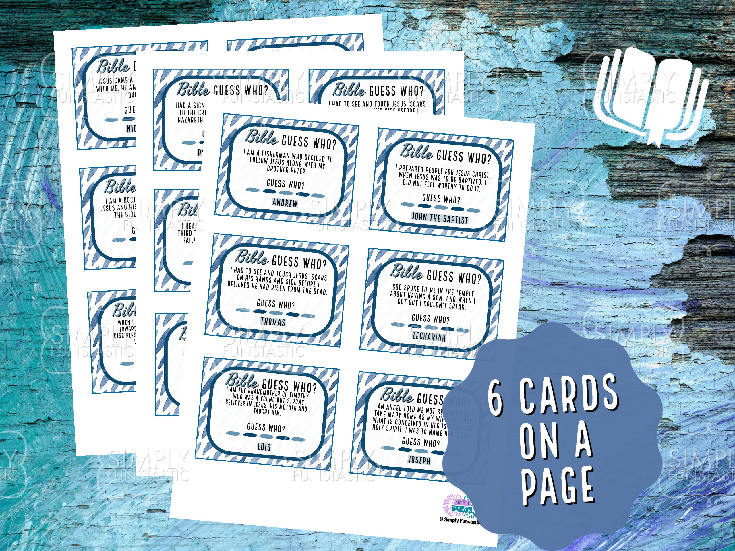 New Testament Bible Guess Who Game: Christian Trivia (download & Print ...