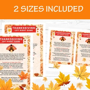 Left Right Thanksgiving Game, Left Right Bible Game, Thanksgiving Bible ...