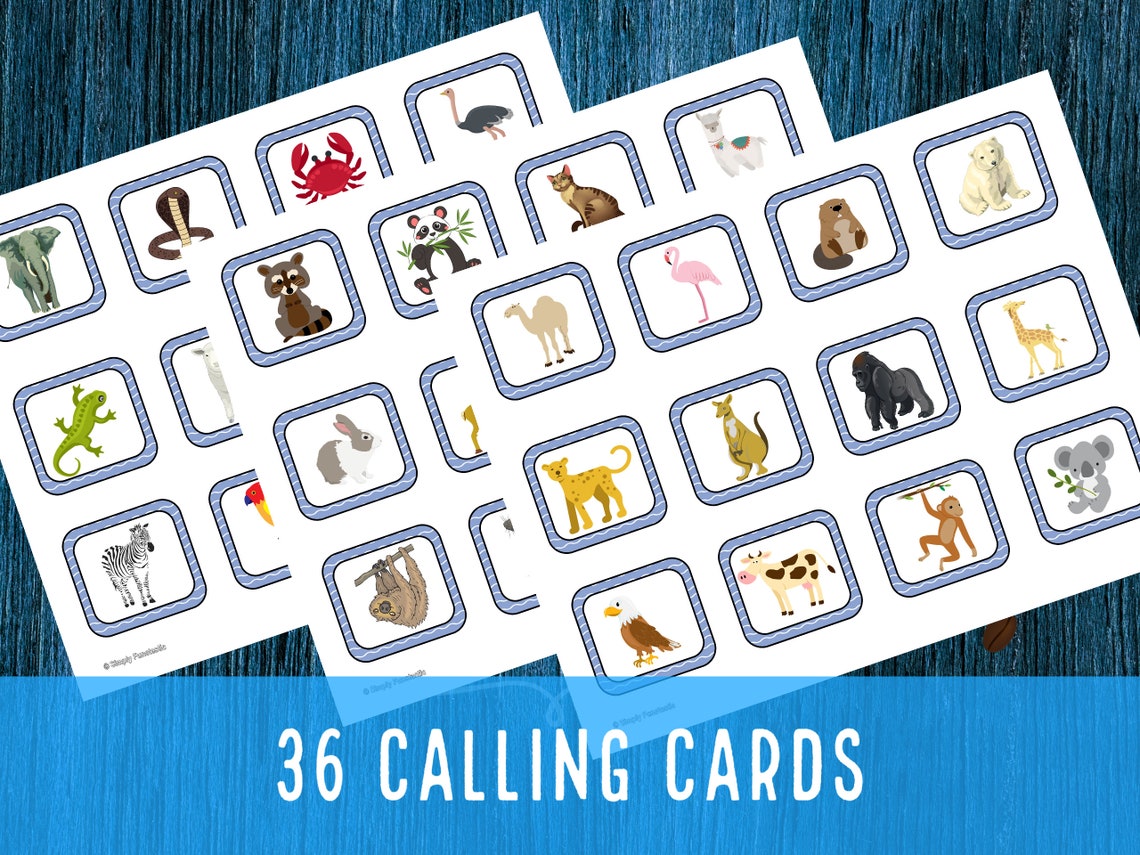 Noah's Ark Bible Bingo Game: 32 Printable Cards (digital Download) - Etsy