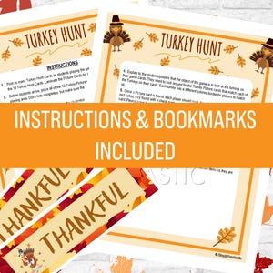 Thanksgiving Turkey Hunt Game for Kids, Printable Children Turkey ...