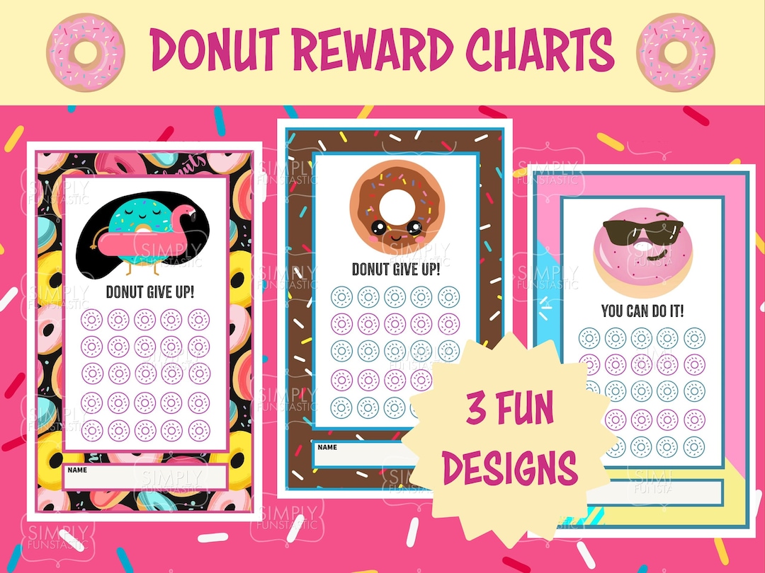 Donut Reward Charts: Classroom Incentive, Homeschool Chore Chart ...