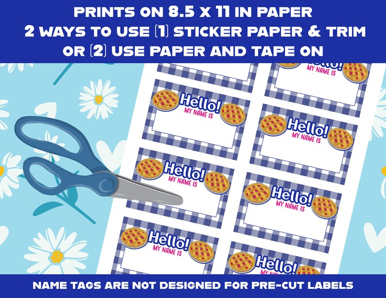 What is Your Pie Name? | Pie Game | Pie Name Tag | Pie Game Printable ...