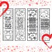 Color Your Bookmarks Love Bible Verses, Valentine Scripture Bookmarks ...