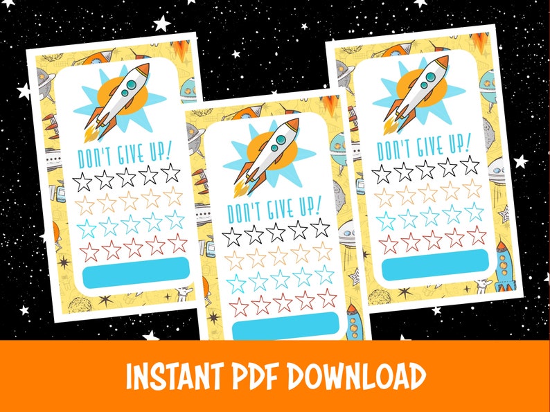 Outer Space Reward Charts: Kids Behavior, Homeschool (digital Download ...
