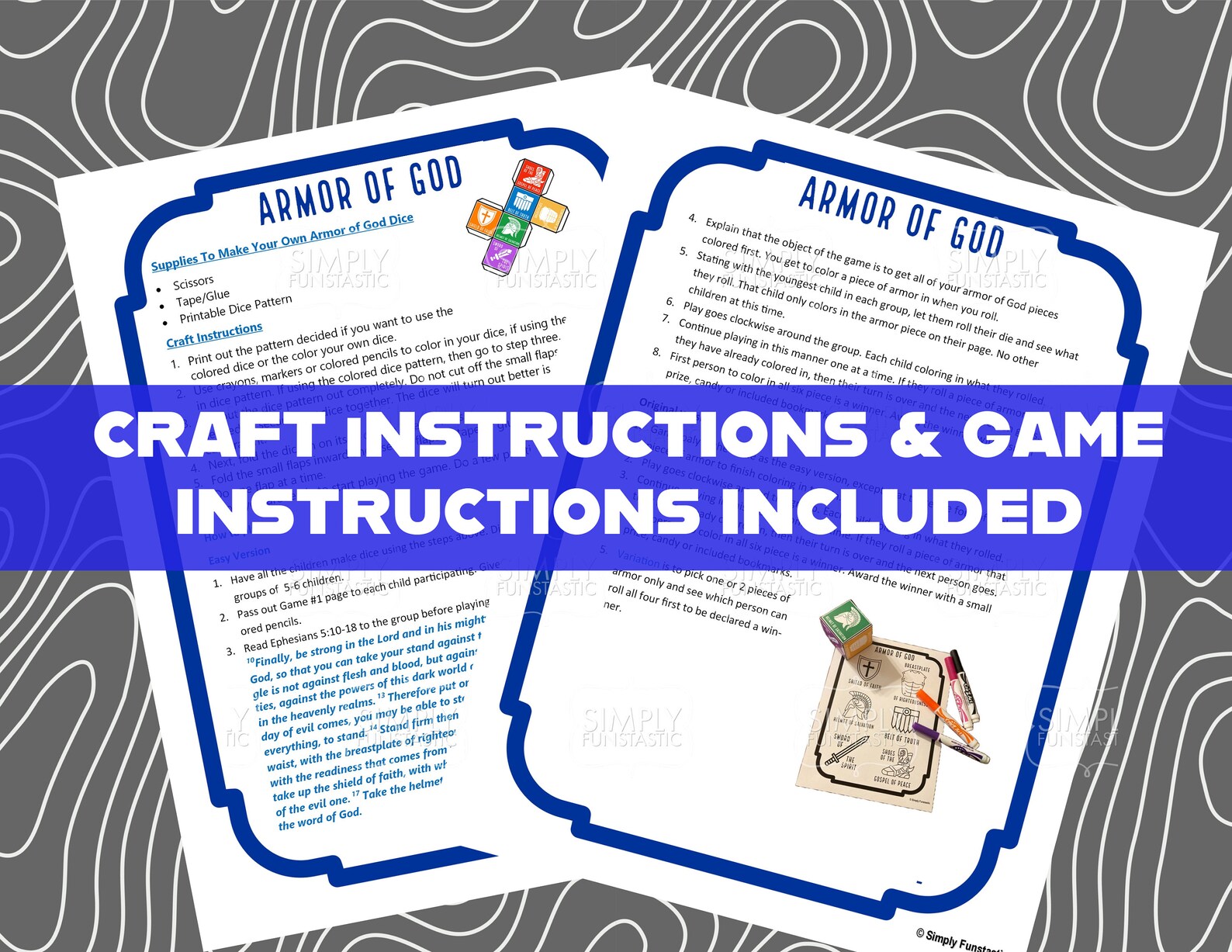 Armor of God Dice Game: Printable Bible Craft (digital Download) - Etsy