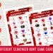 Valentine's Day Scavenger Hunt Instant Download Print - Etsy