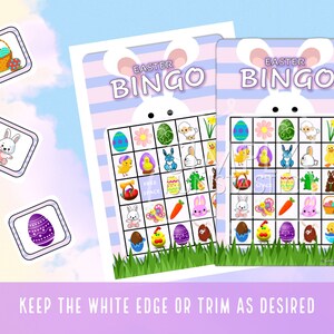 Easter Bunny Bingo | Easter Printable | Easter Bingo | Easter Party ...