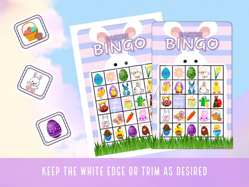 Easter Bunny Bingo | Easter Printable | Easter Bingo | Easter Party ...