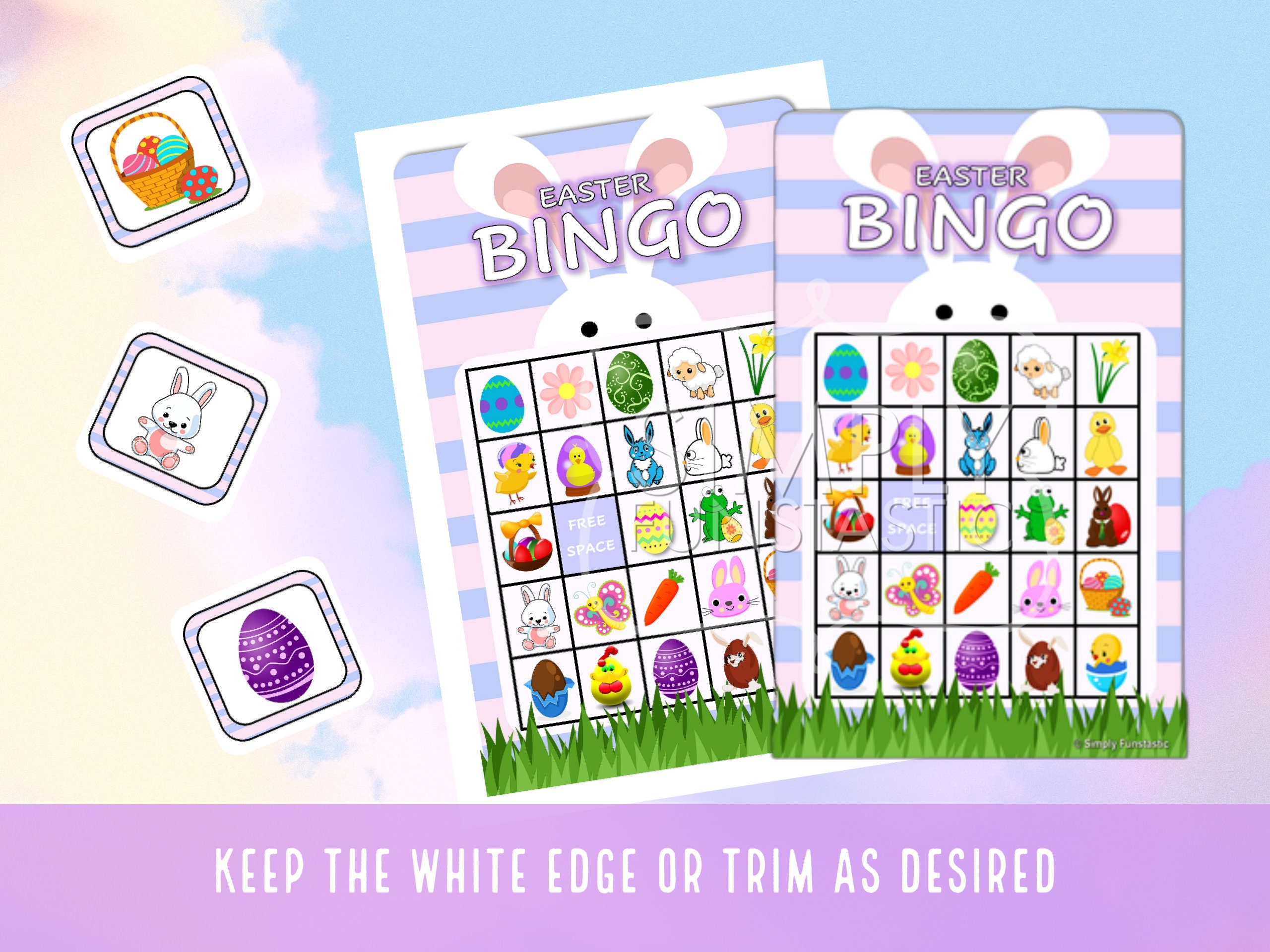 Easter Bunny Bingo | Easter Printable | Easter Bingo | Easter Party ...