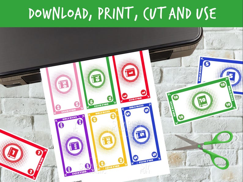 Bible Bucks: Christian Reward System for Kids (printable PDF) - Etsy