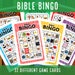 Noah's Ark Bible Bingo | Bible Game Kids Adults Youth | Sunday School ...