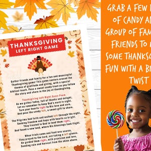 Left Right Thanksgiving Game, Left Right Bible Game, Thanksgiving Bible ...