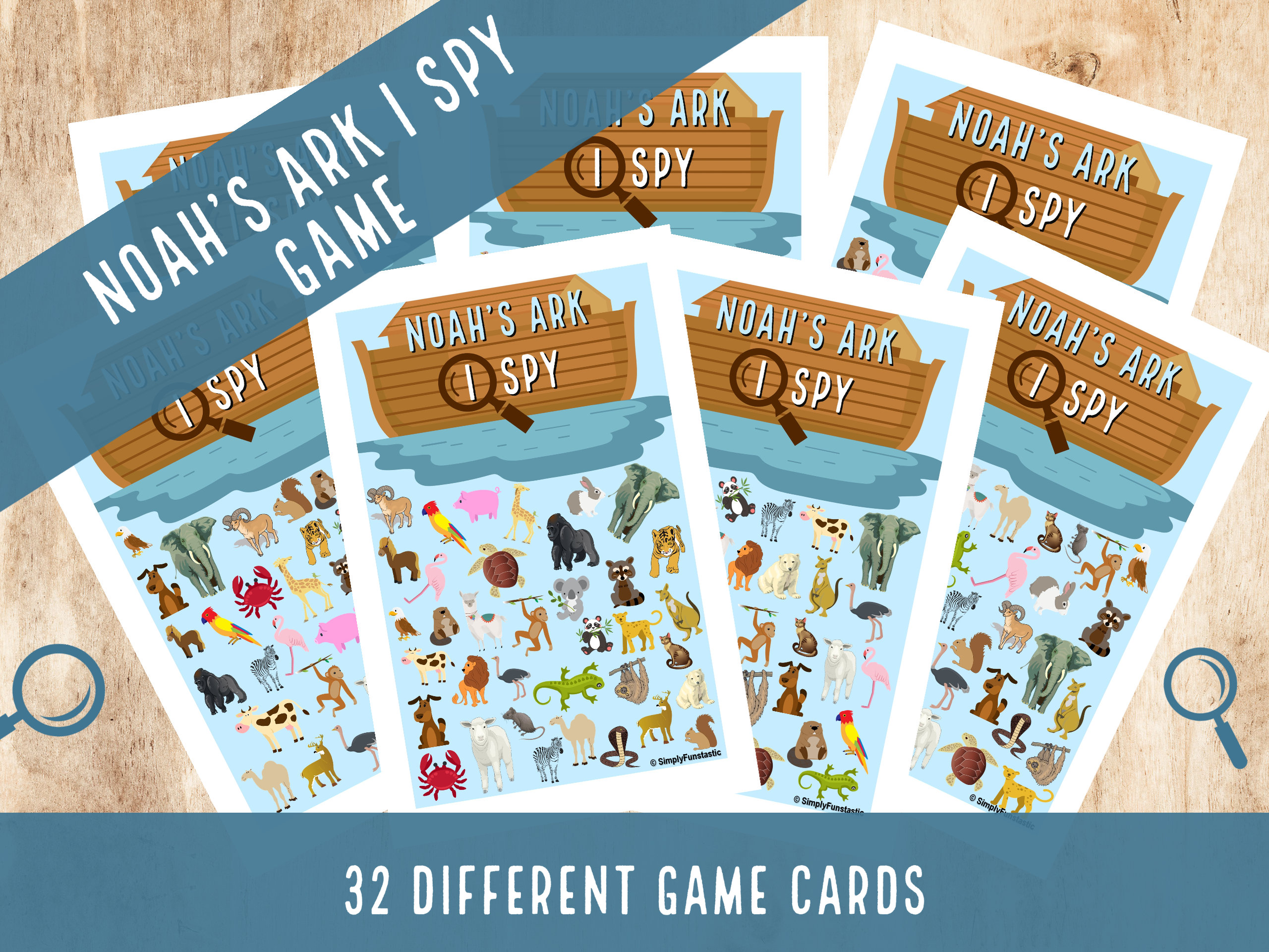 Noah's Ark I Spy Game: Bible VBS Activity (digital Download) - Etsy