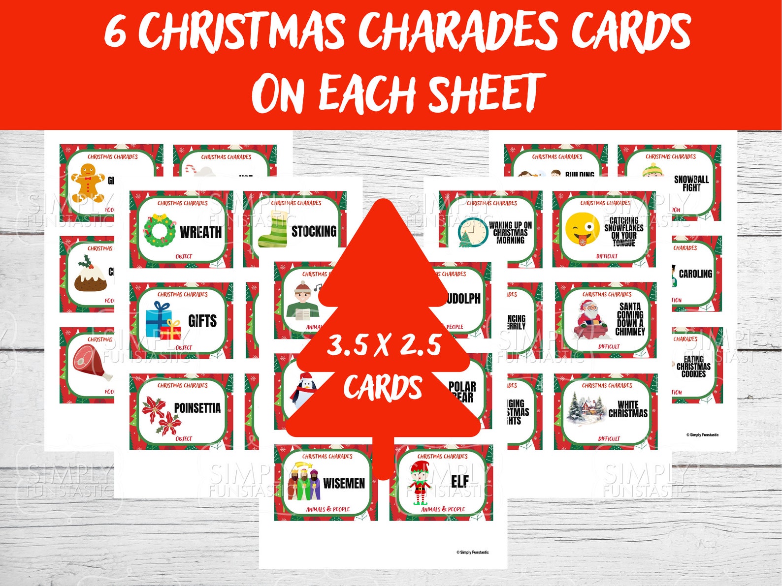 Charades | Christmas Charades Game | Printable Christmas Game ...