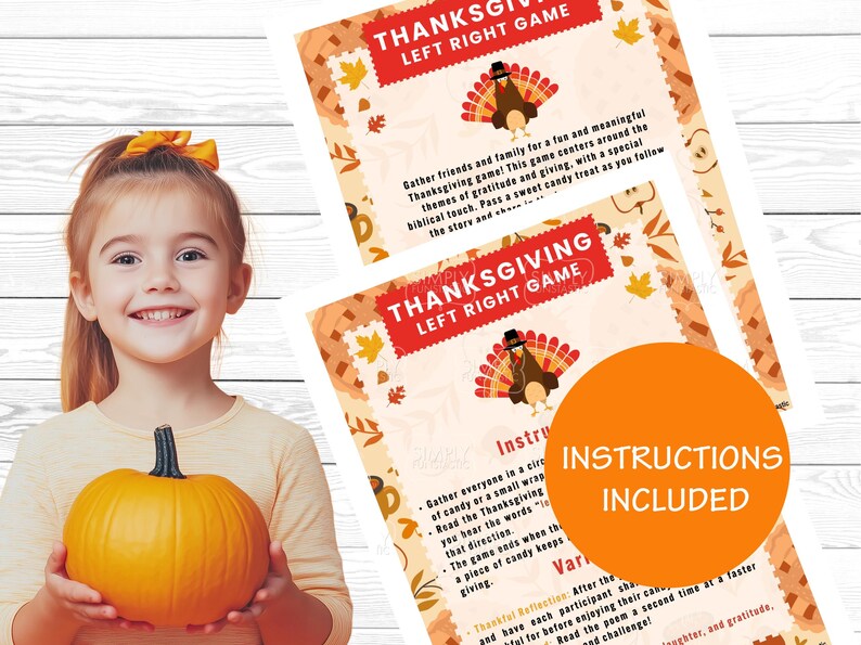 Left Right Thanksgiving Game, Left Right Bible Game, Thanksgiving Bible ...