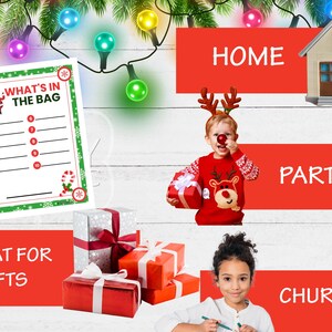 Christmas What's in the Bag Game, Family Game, Office Christmas Party ...