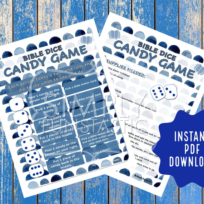 Candy Bible Games - Etsy