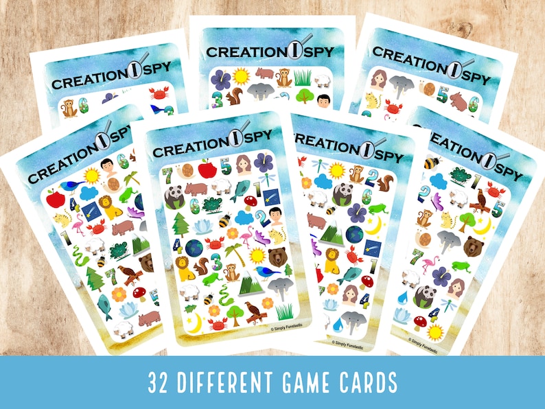 Creation I Spy Game: Bible Seek & Find Printable (digital Download) - Etsy