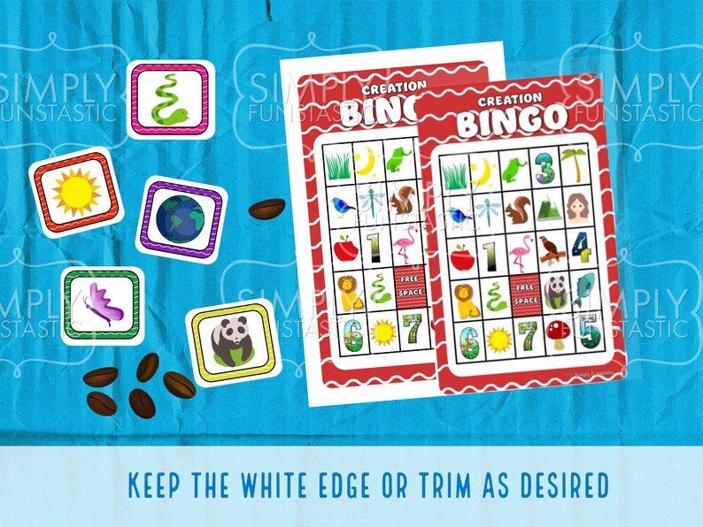 Creation Bingo Game: Sunday School Bible Game (instant Download) - Etsy