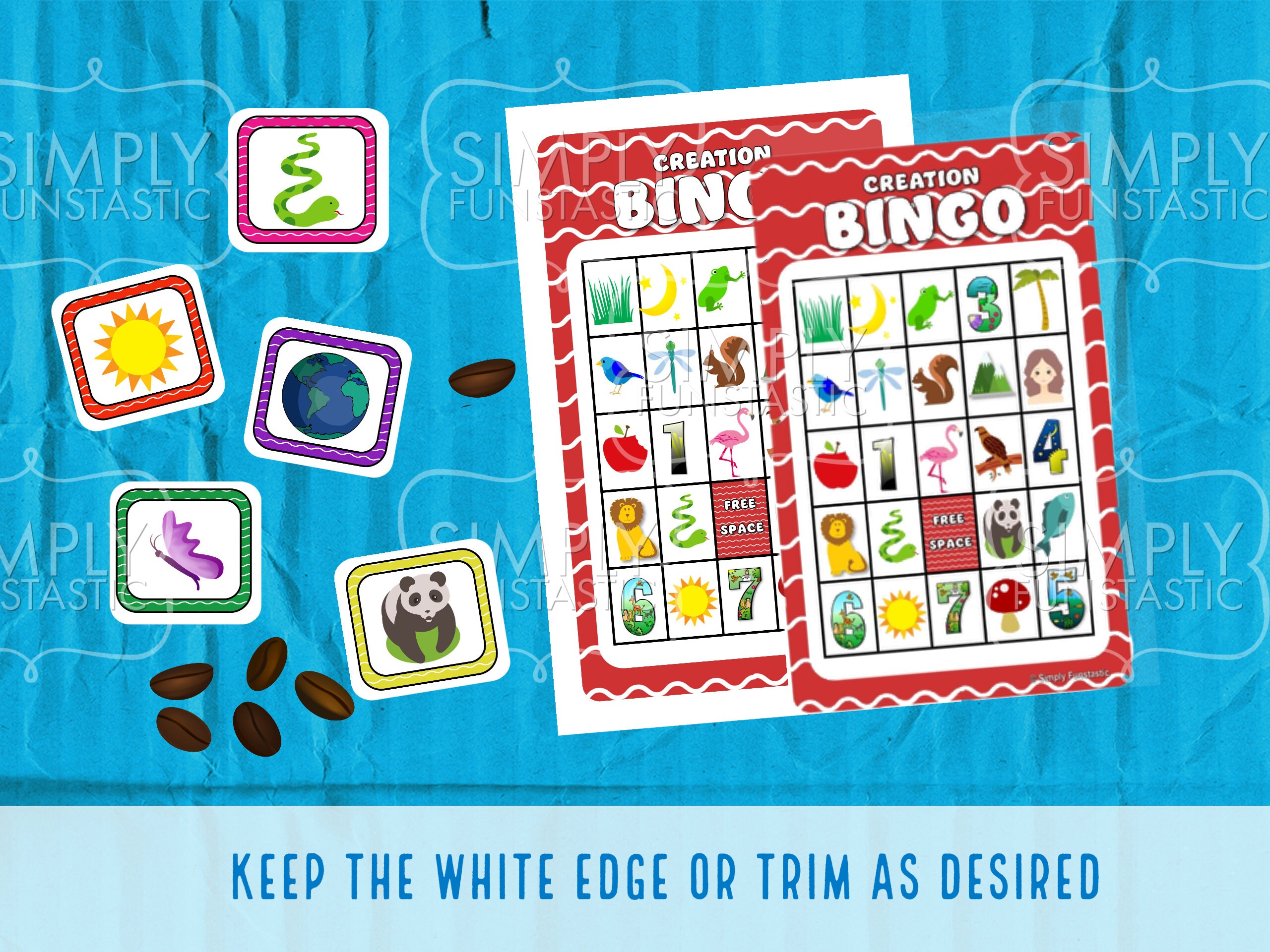 Creation Bingo Game: Sunday School Bible Game (instant Download) - Etsy