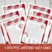 Candy Cane Christmas Party Games Printable Instant Download Print ...