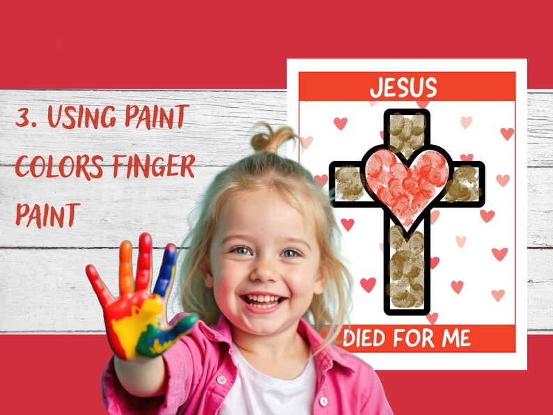 Jesus Died for Me Craft | Jesus Loves Me Easter Craft for Kids ...