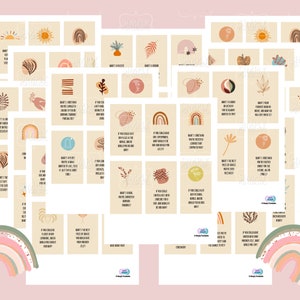 Boho Conversation Starter Cards: 90 Fun Discussion Questions (digital ...