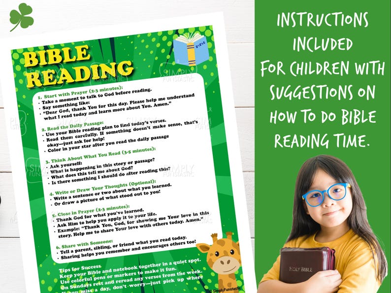Daily Bible Reading Plan for Kids March, Kids' March Bible Reading Plan ...