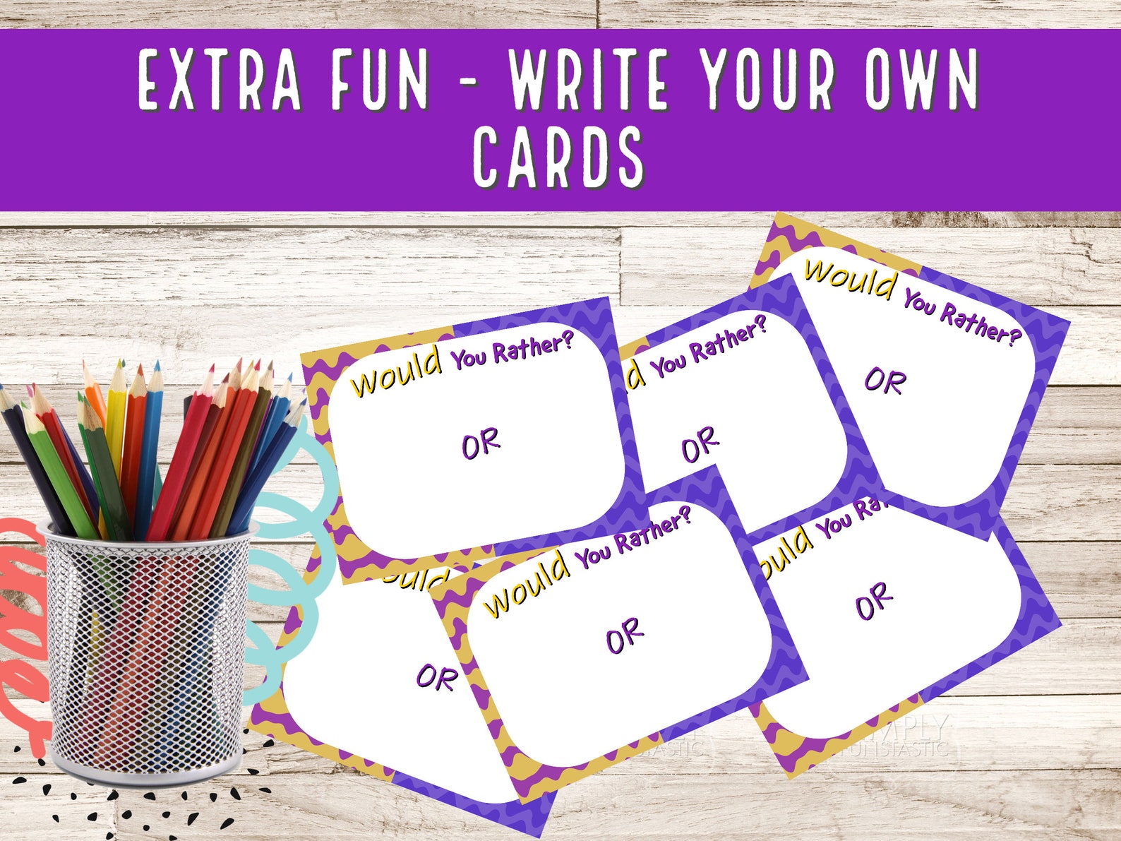 Would You Rather? Game| Fun Ice Breaker Game for Kids |84 Cards ...