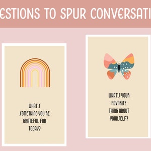Boho Dinner Party Ice Breaker Cards - 90 Questions for Fun ...