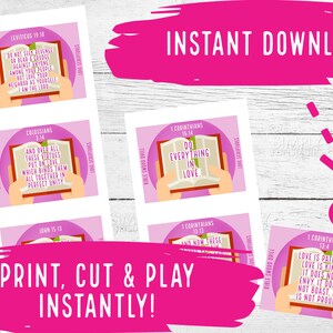 Love Scriptures Bible Sword Drill Game| | Scripture Hunt | 60 Verse ...