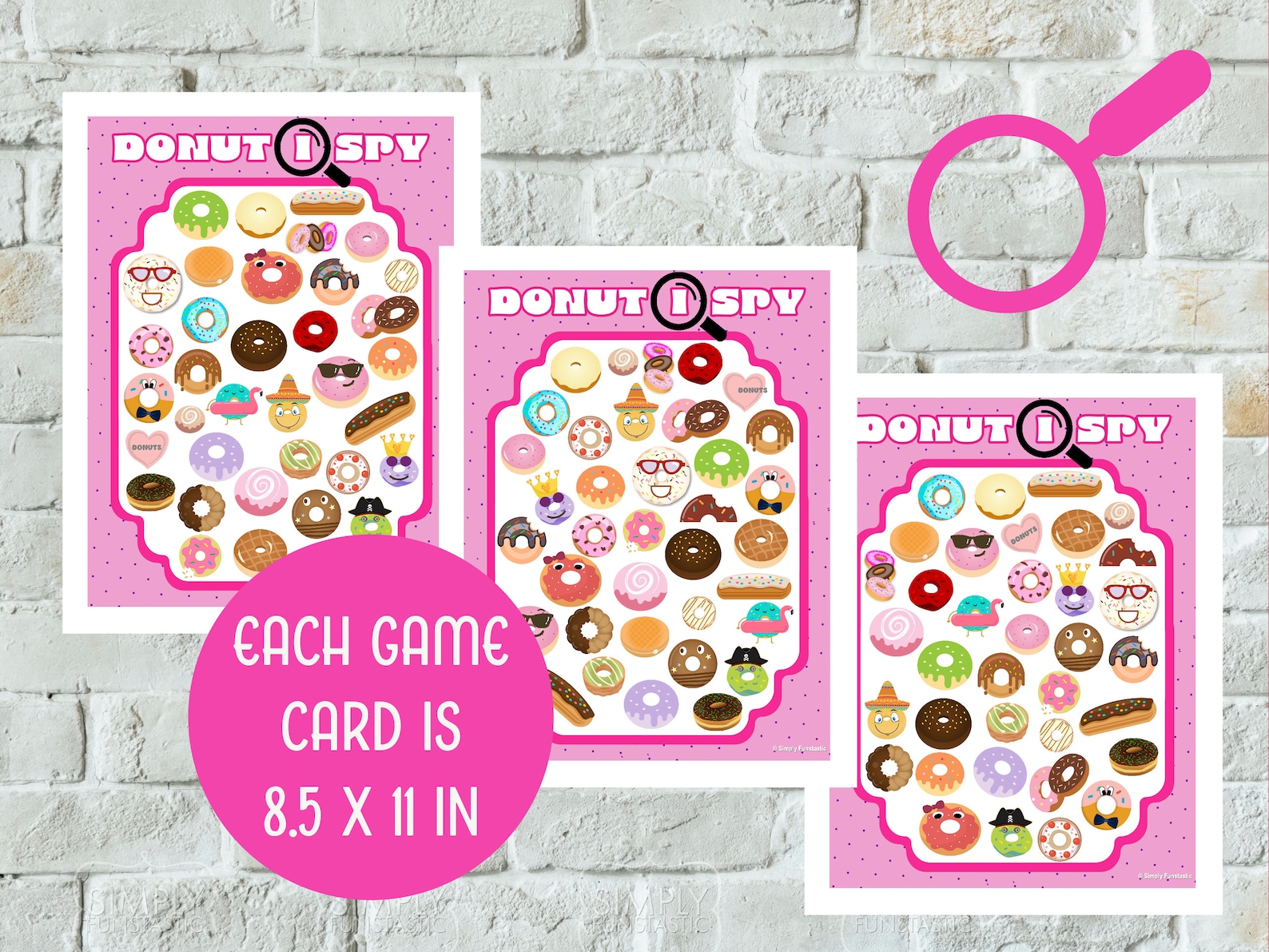 Donut I Spy Printable Donut Ispy Fast Seek and Find Donut Game ...
