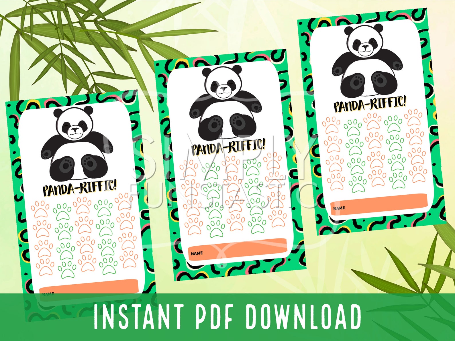 3 Panda Classroom Reward Incentive Charts | Children Reward Chart ...