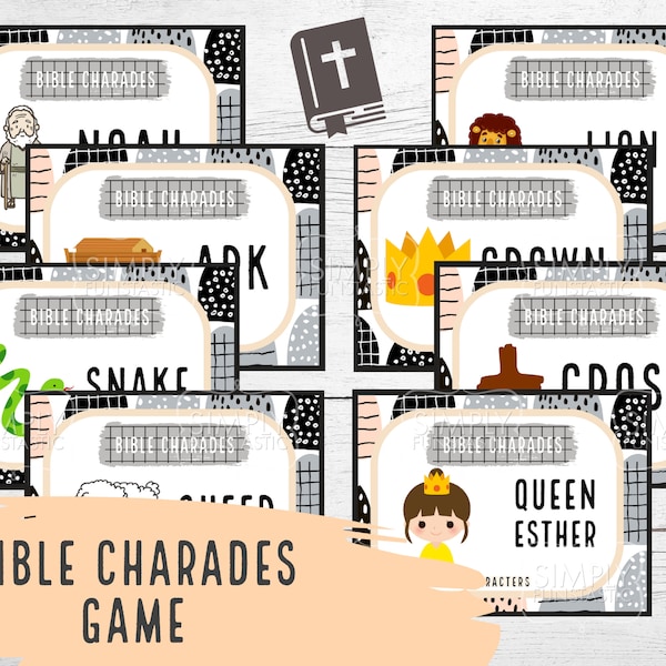 Bible Charades - Etsy