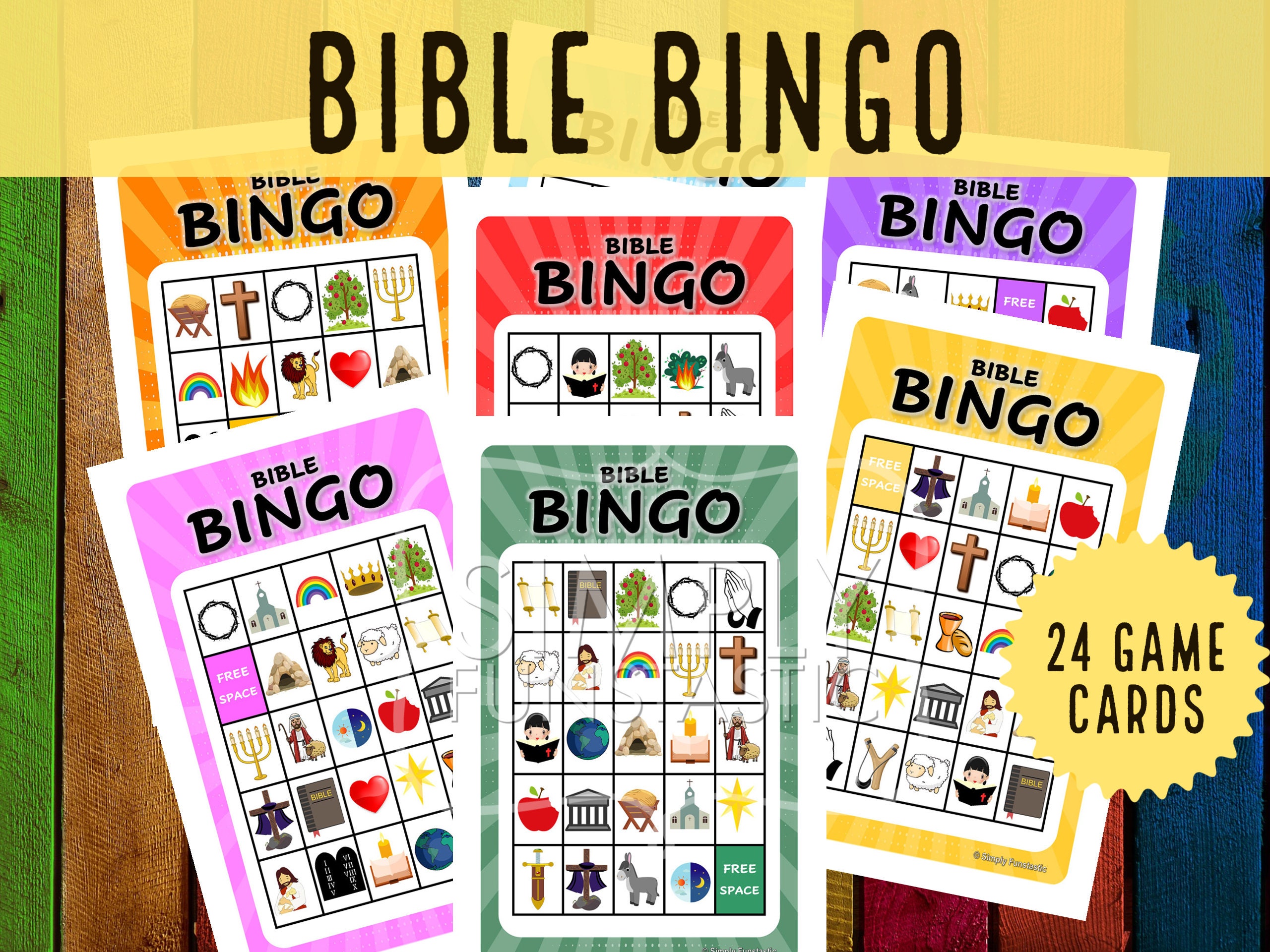 Bible Bingo | Christian Bingo| Religious Bingo | Bible Game | Christian ...