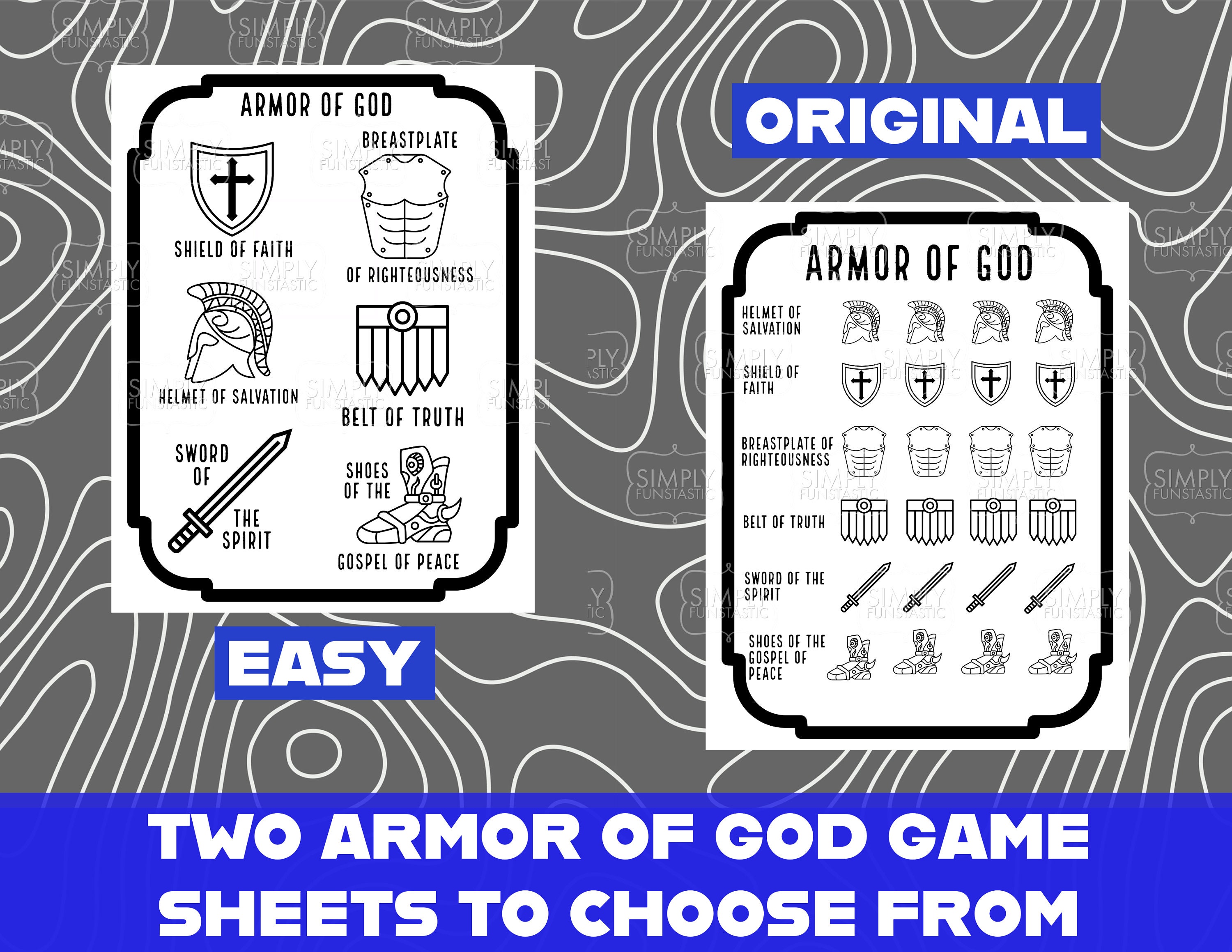 Armor of God Dice Game: Printable Bible Craft (digital Download) - Etsy