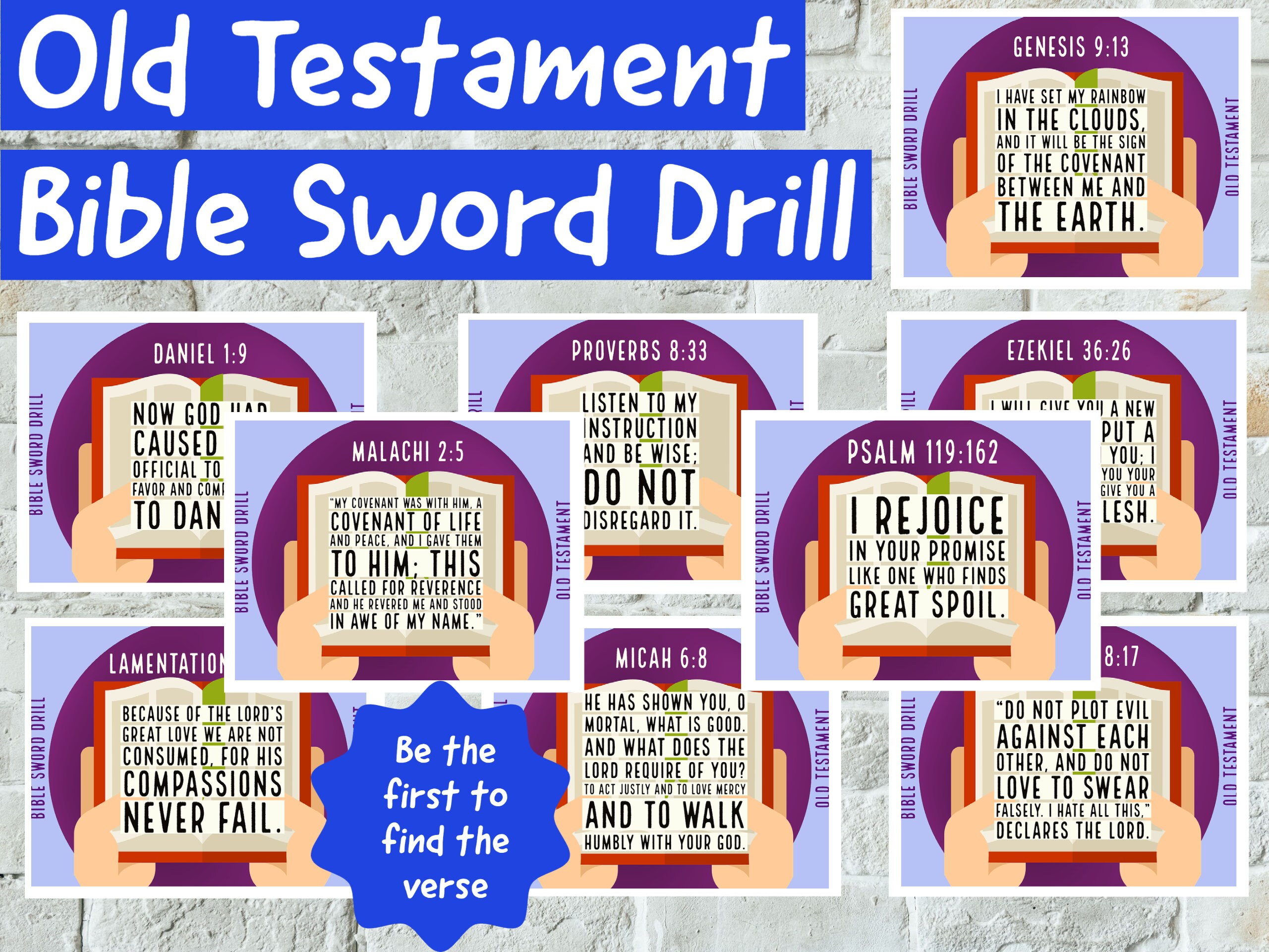 Bible Games Bundle 4: Old Testament Old Testament Bible Character Match ...
