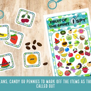 Fruit of the Spirit I Spy | Fast Paced Ispy Game | Seek and Find ...