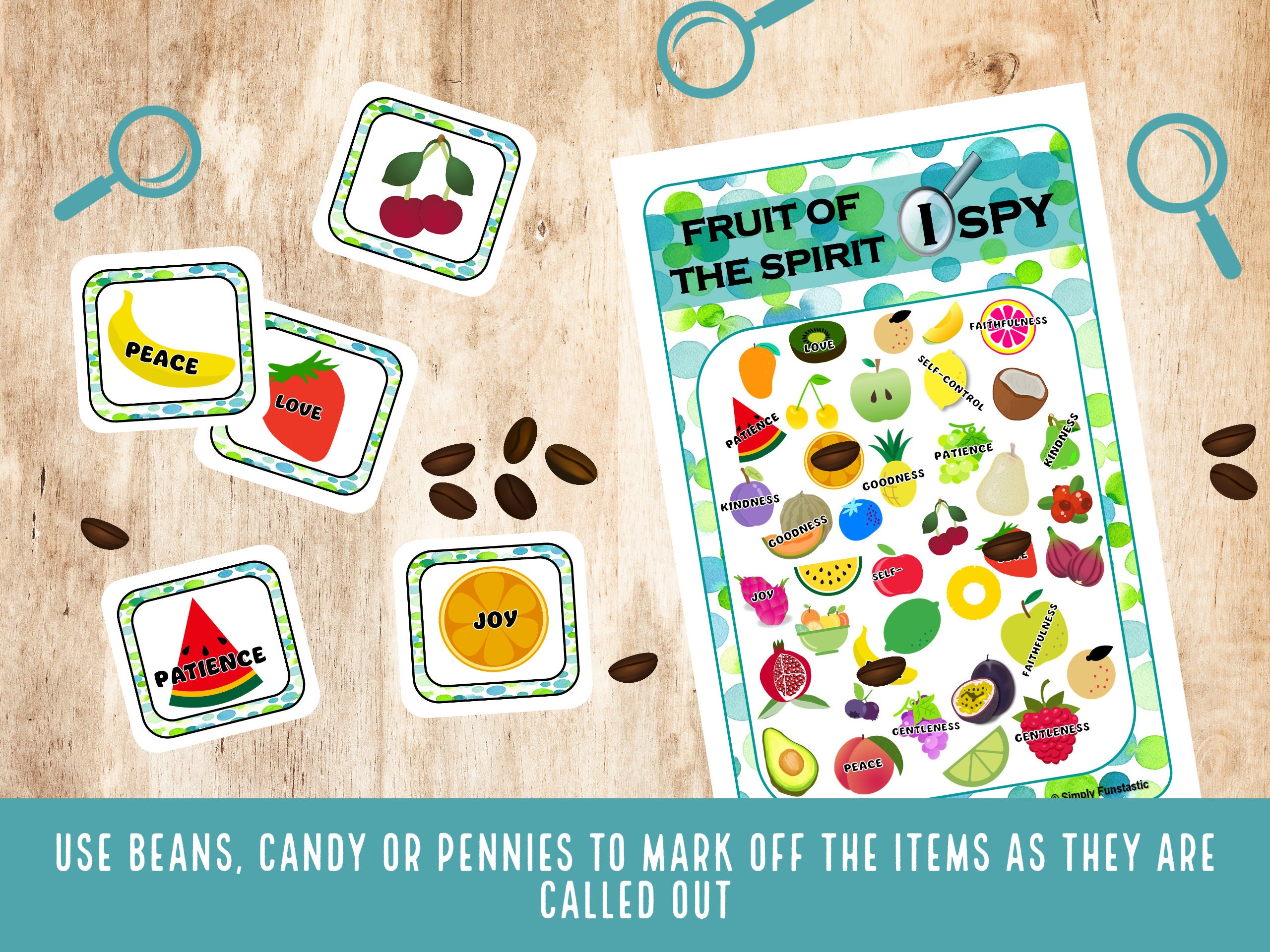 Fruit of the Spirit I Spy | Fast Paced Ispy Game | Seek and Find ...